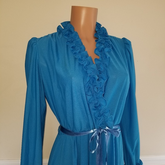 Vintage | Dresses | Vintage Tuxedo Ruffle Dress | Poshmark